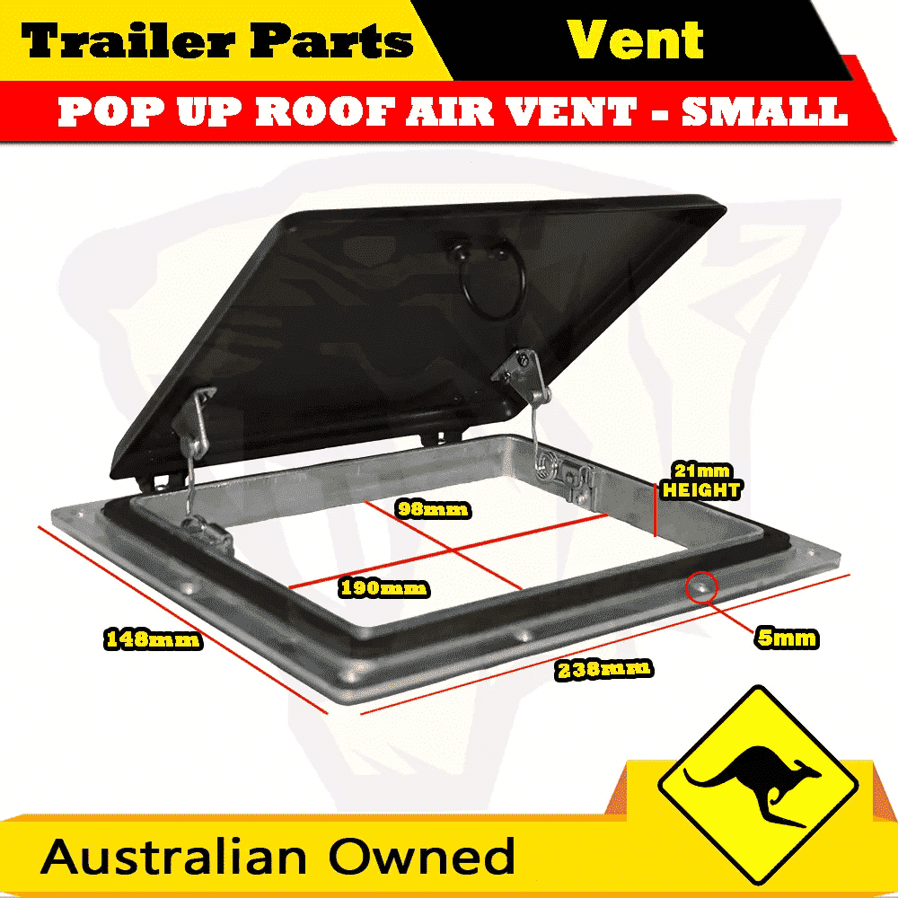 POP UP ROOF AIR VENT Horse Float Trailer Canopy Camper Caravan Small ...