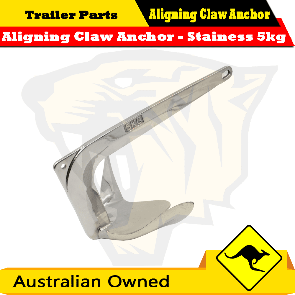 Superior Aligning Claw Bruce Anchor Stainless Steel 316 5kg - Boats up ...