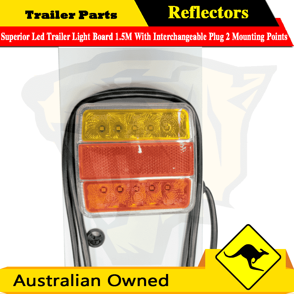 Ark Led Trailer Light Board 1.5M With Interchangeable Plug 2 Mounting ...