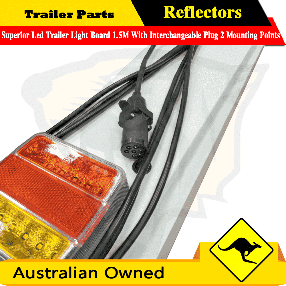 Ark Led Trailer Light Board 1.5M With Interchangeable Plug 2 Mounting ...